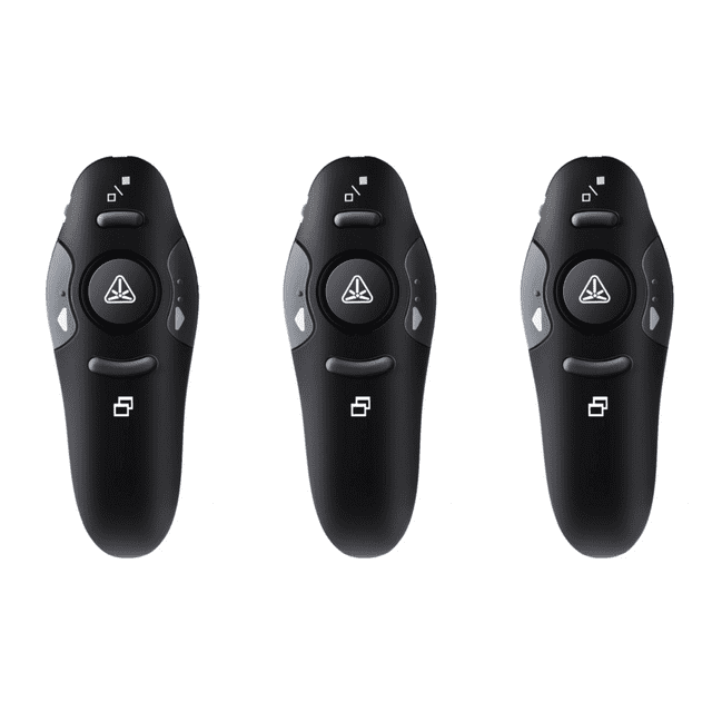 (3 pack) DinoFire RF 2.4GHz USB Control Wireless Presenter Remote - Walmart.com