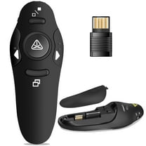 AMERTEER Wireless Presenter RF 2.4GHz Presentation Laser Pointer Finger Ring PPT - Walmart.com