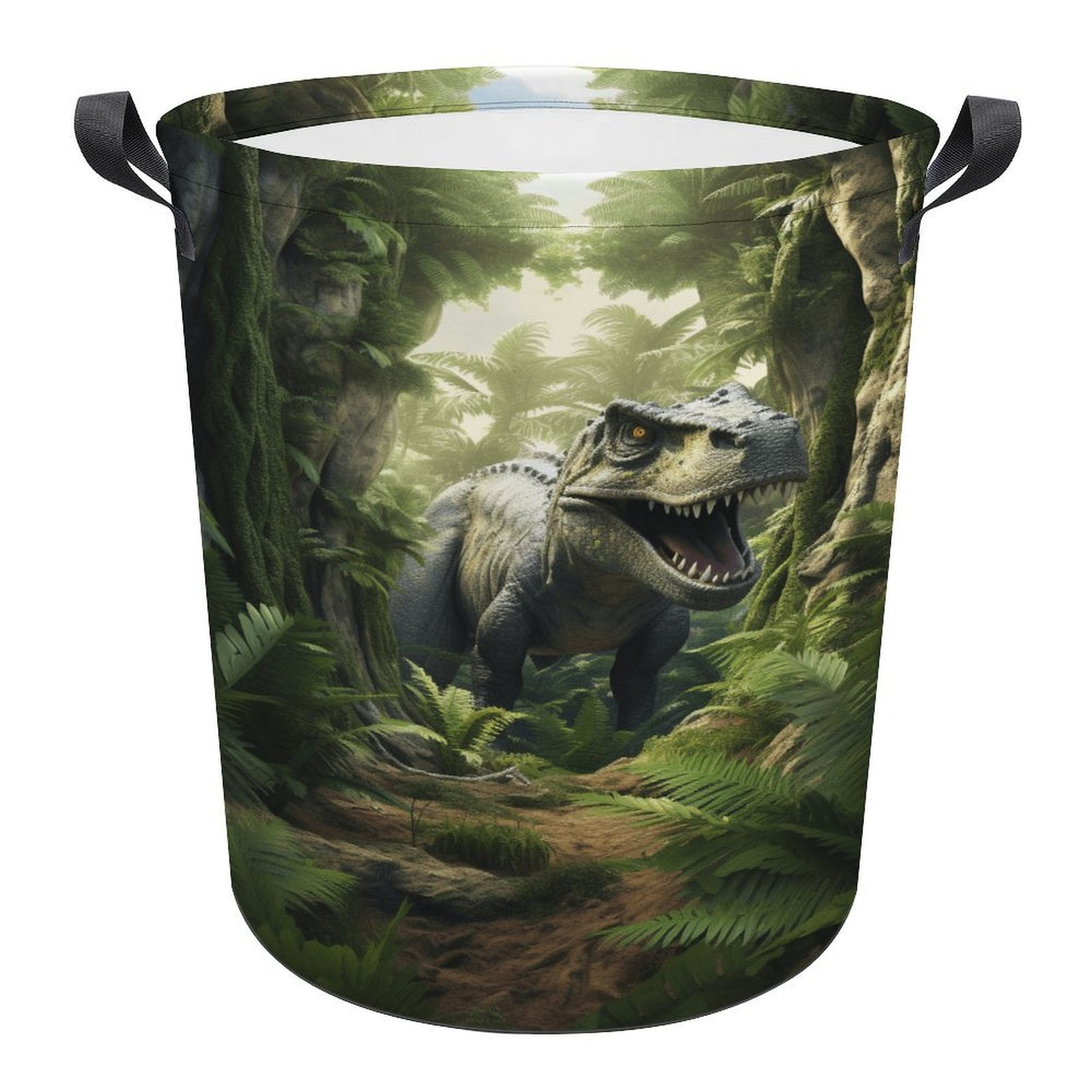 Dinosaur 3D Pattern Print Foldable Laundry Basket for Clothes Storage ...