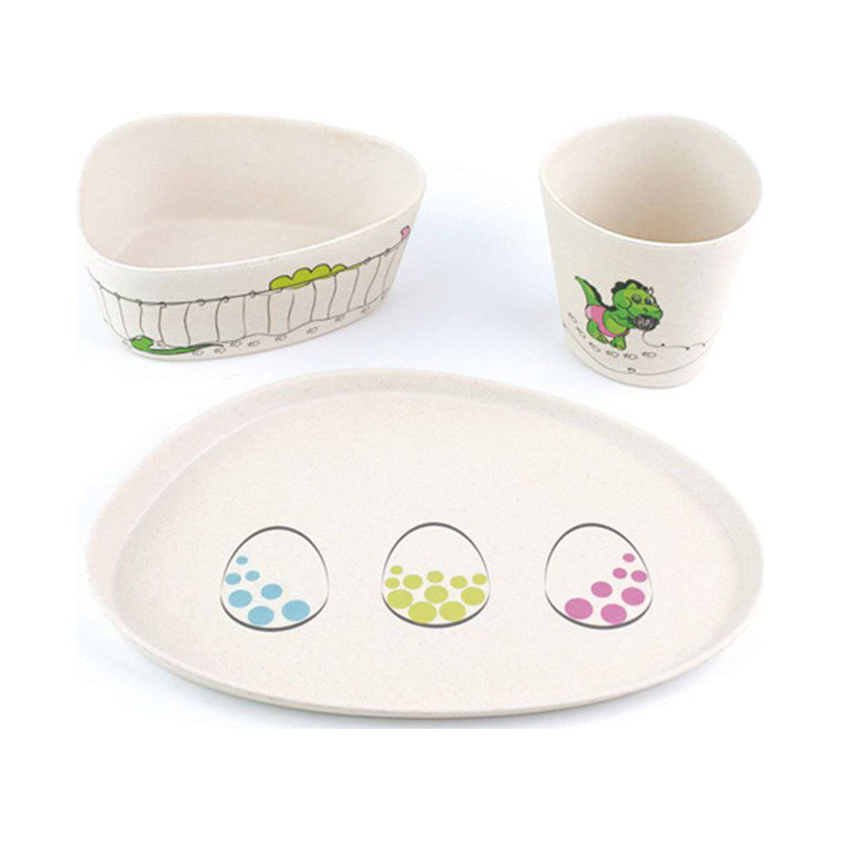 Dinosaur -3pcs Kids Dinnerware Set - Walmart.com