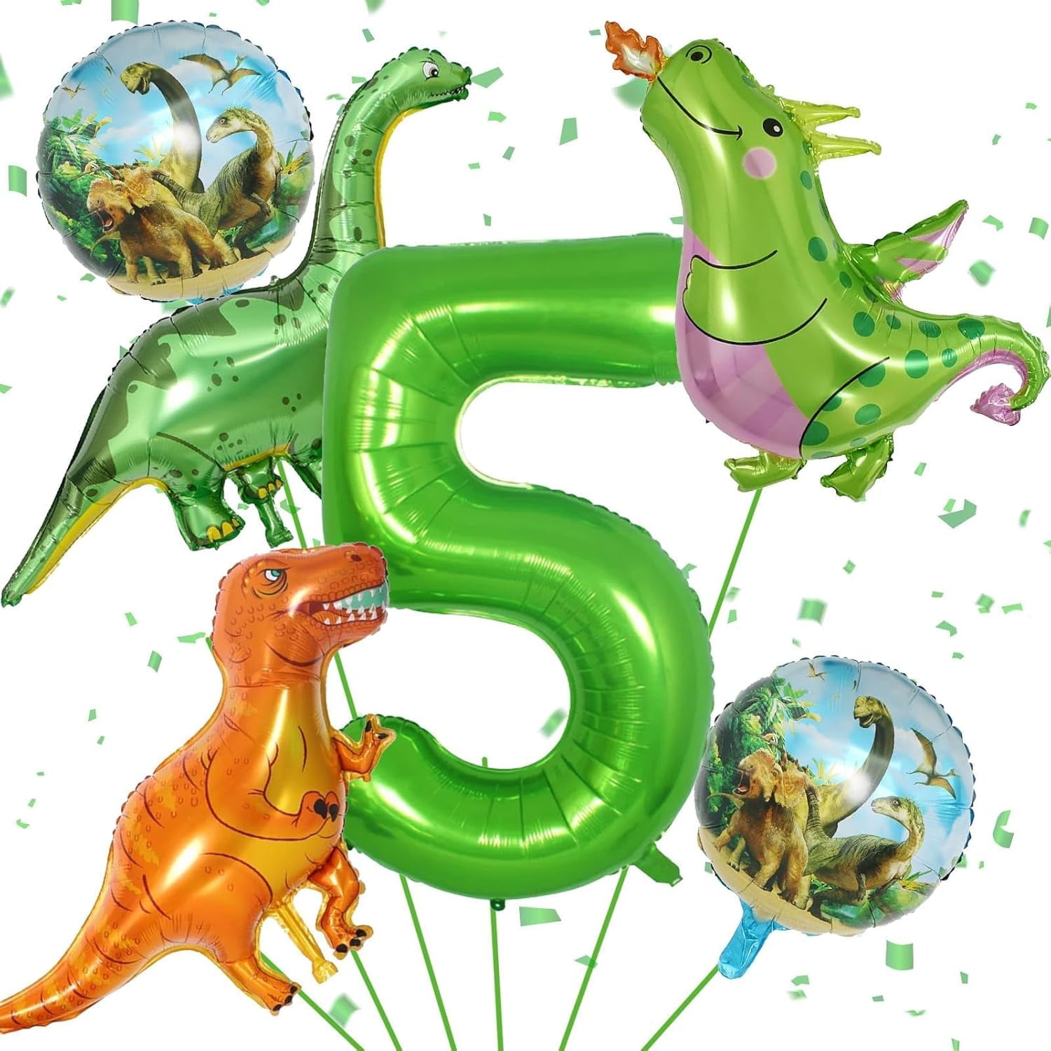 Dinosaur 5th Birthday Decorations, Dinosaur Birthday Party Decorations ...