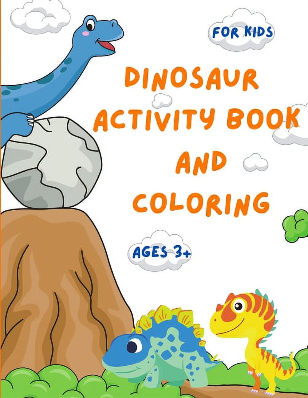 Dinosaur Activity Book and Coloring: An educational Kid Workbook For ...