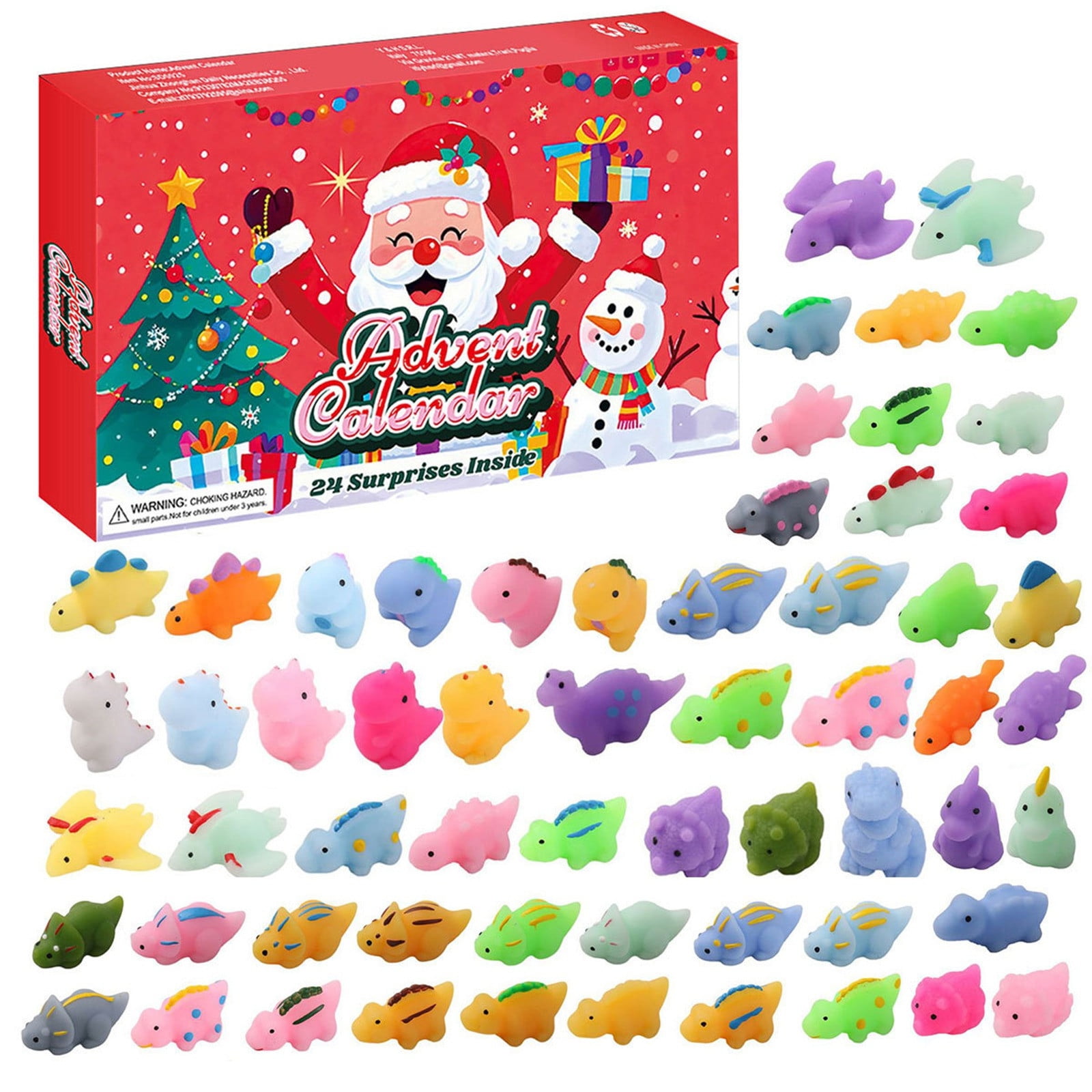 Dinosaur Advent Calendar Dinosaur Countdown Calendar With 24 Sensory ...