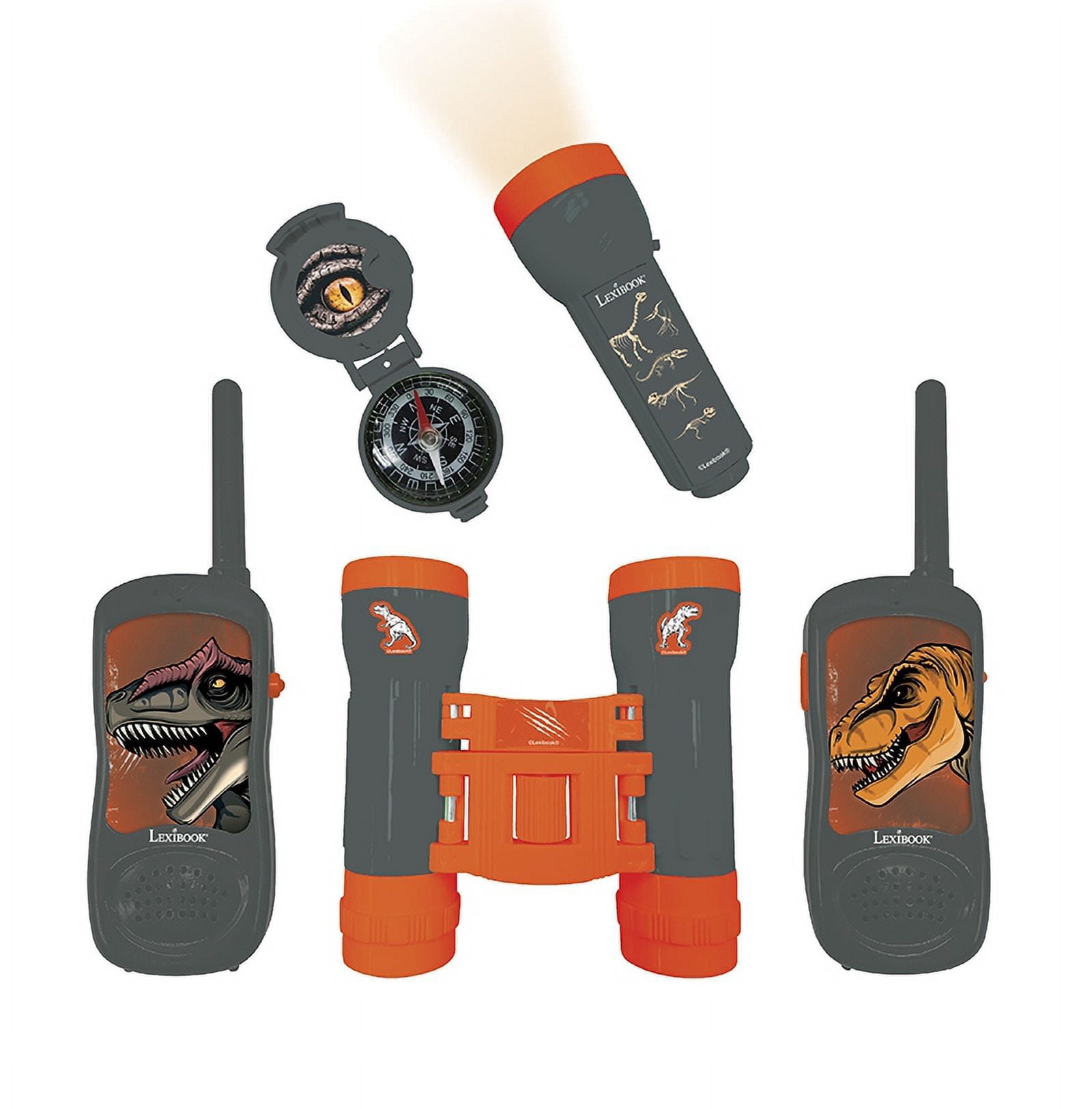 Dinosaur Adventure set with Walkie Talkies up to 120m, binoculars and ...