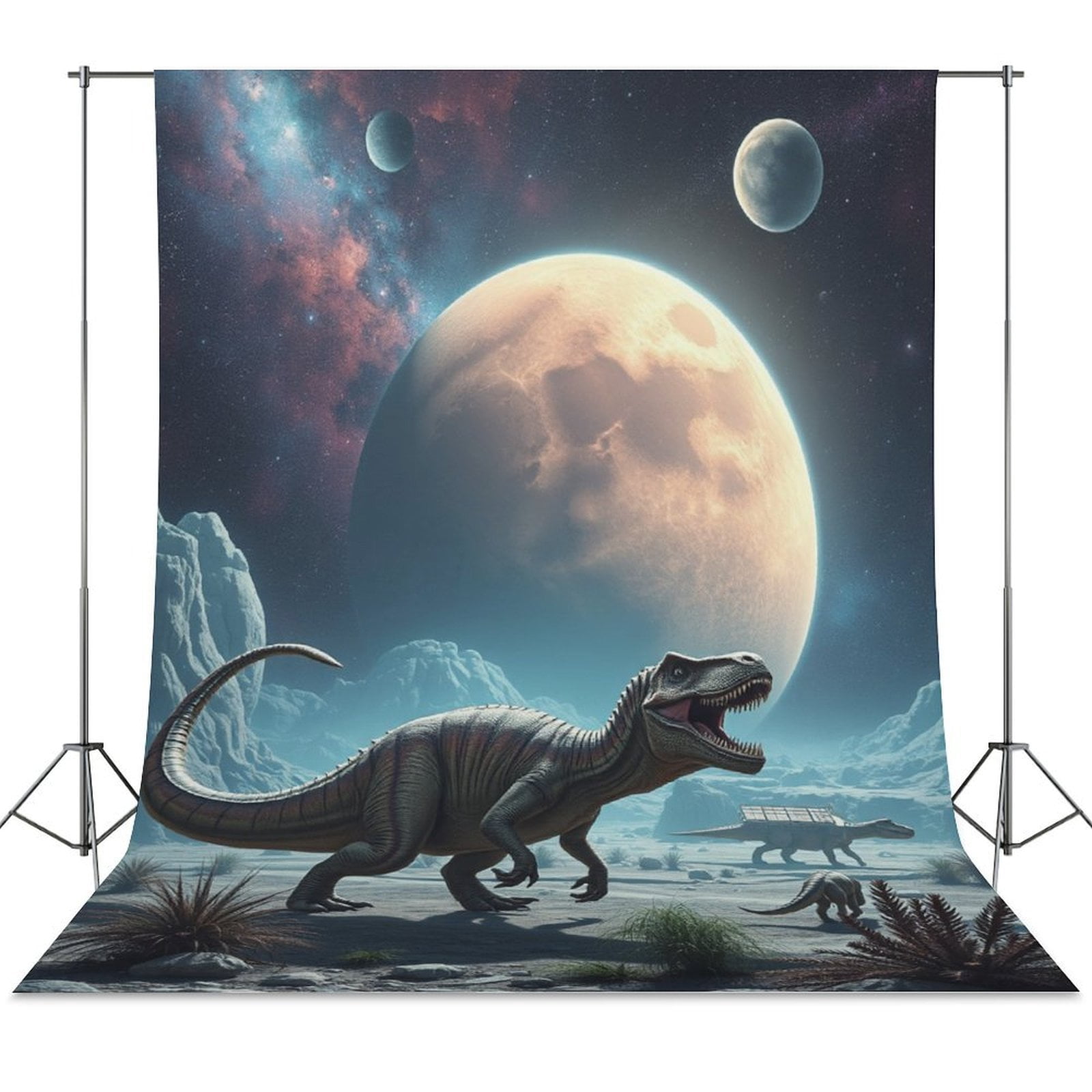 Dinosaur Alien Landscape Decorations BackdropPortrait Photography ...