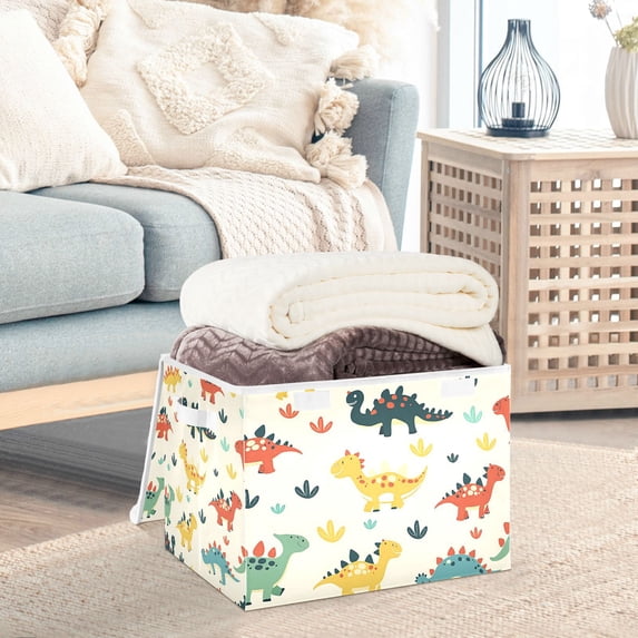 Dinosaur Animal Cartoon Storage Basket Foldable Laundry Basket Shelf ...