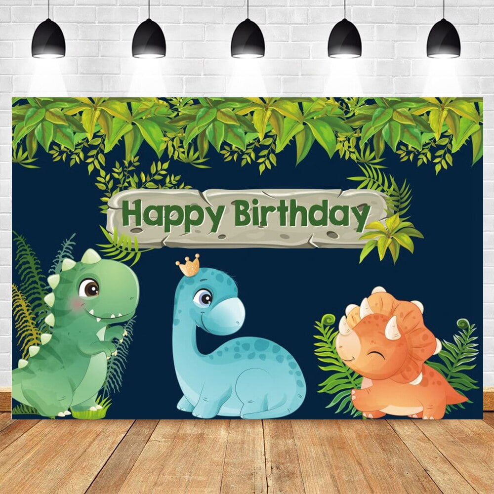 Dinosaur Backdrop Safari Party Wild Newborn Baby Shower Birthday ...