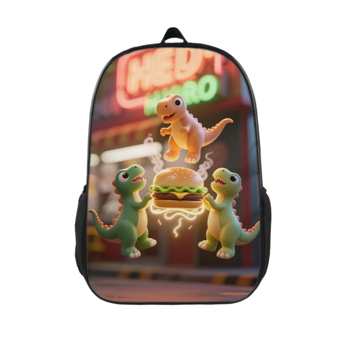 Dinosaur Backpack 17 Inch Large Capacity Daily Commuter Lightweight ...