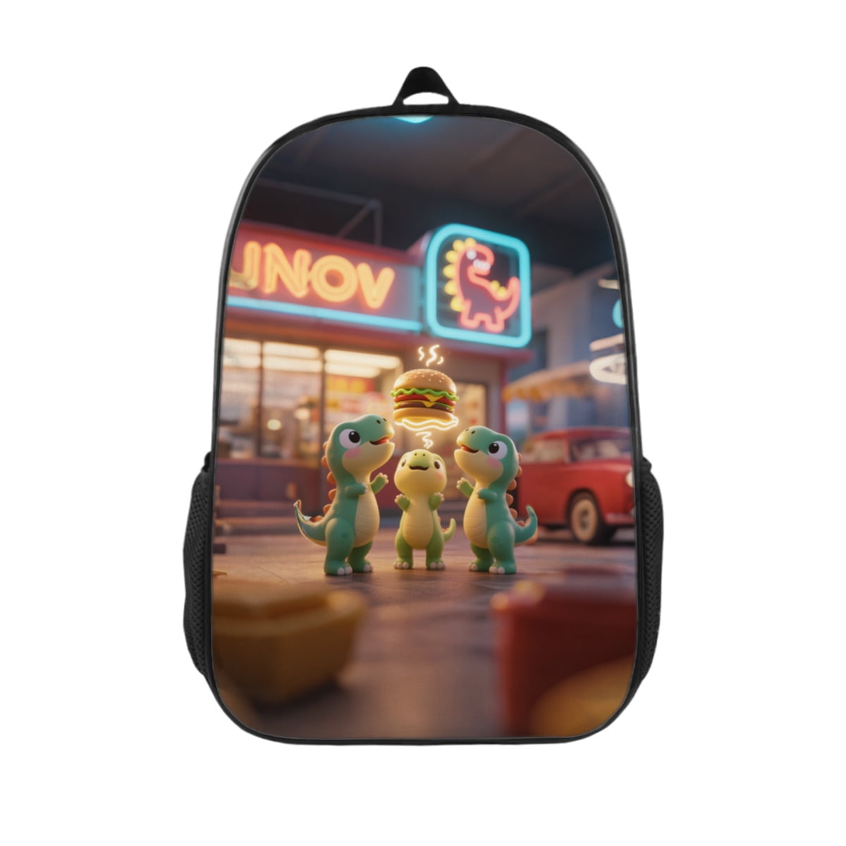 Dinosaur Backpack 17 Inch Large Capacity Daily Commuter Lightweight ...