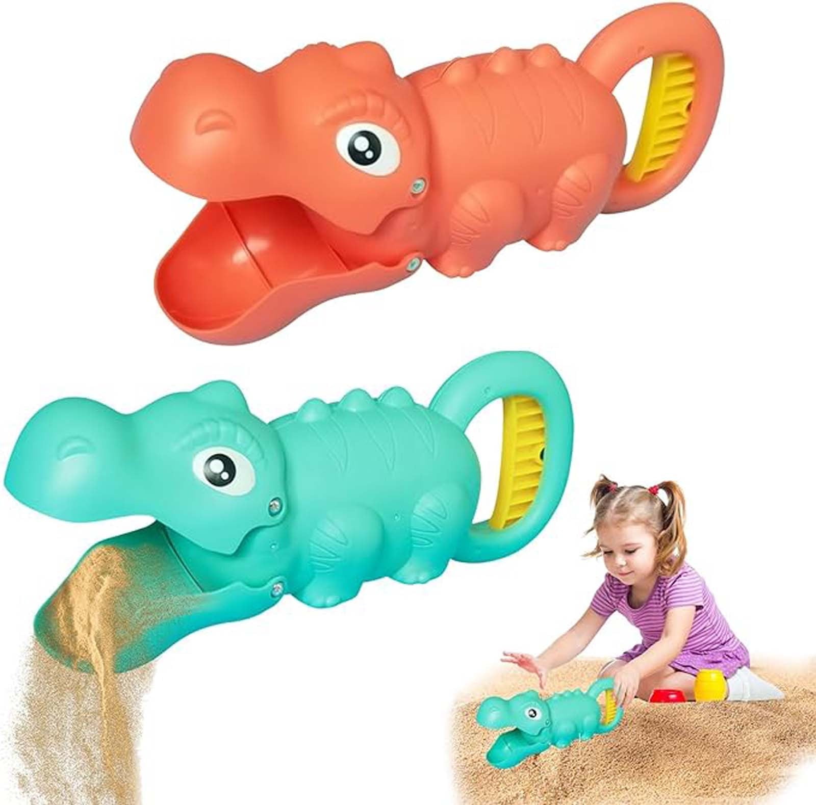 Dinosaur Beach Toy Set, Manual Excavator Sandbox Toy, Fun Digging Play ...