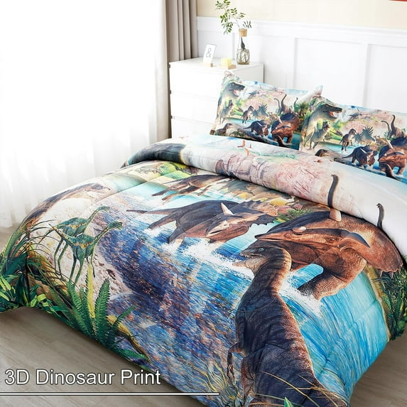 Dinosaur Bedding Full Comforter Set - Walmart.com