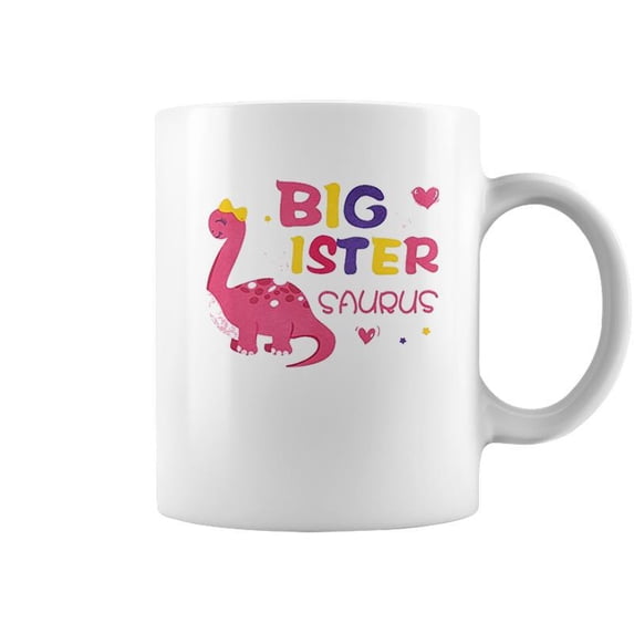 Dinosaur Big Sister Announcement V2 Coffee Mug - Walmart.com