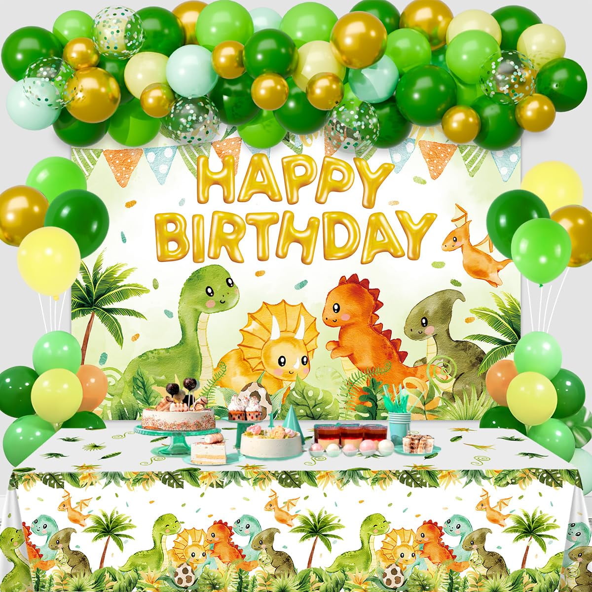 Dinosaur Birthday Decorations,Dino Birthdays SSF20 Party Supplies for ...
