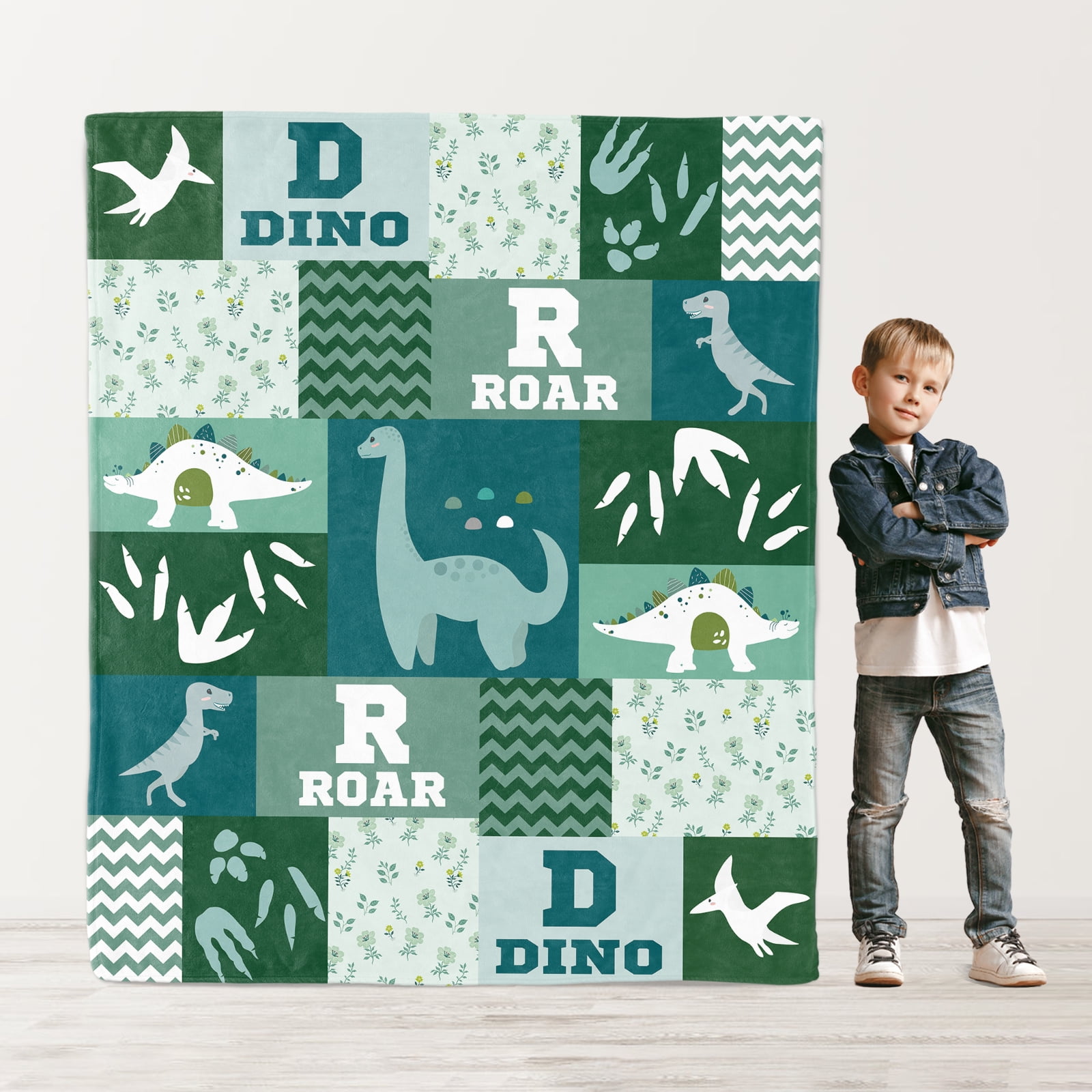 Dinosaur Blanket for Boys,Kids Dinosaur Throw Blanket for Boys and ...