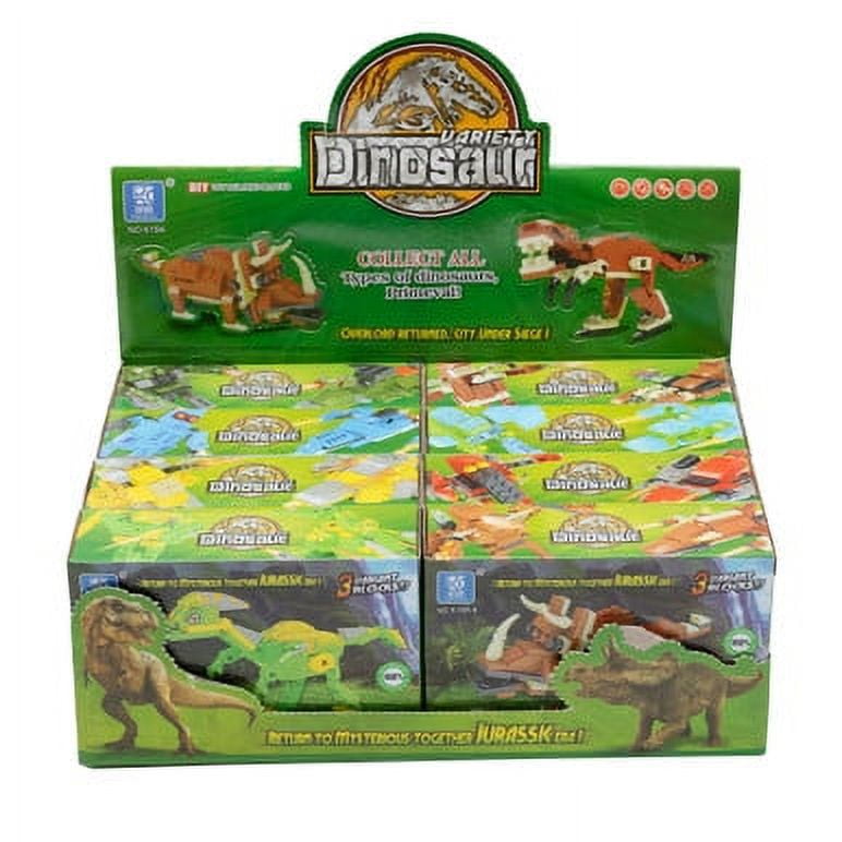 Dinosaur Block Assembly Set - 8 per pack - Walmart.com