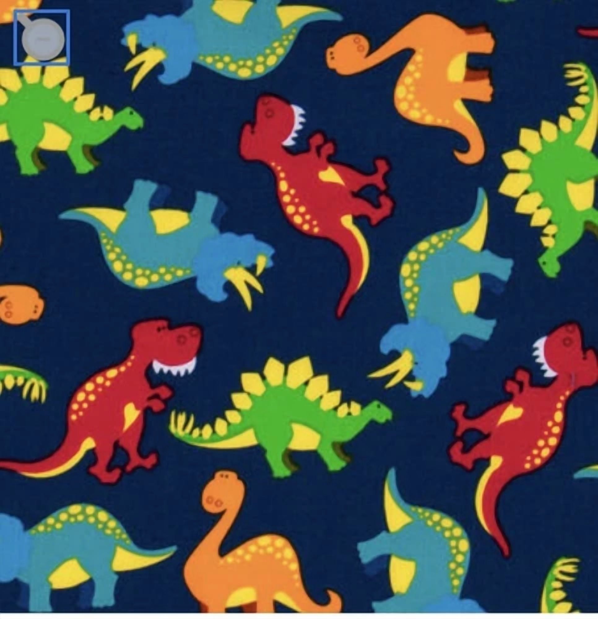 Dinosaur Blue Valance, Kids Room, 42"W X 15"L Window Curtain Valance ...