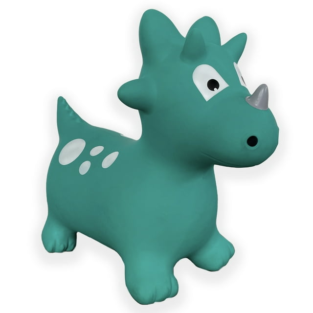 Dinosaur Bounce & Ride-on Inflatable Hopper Toddler Toy with Pump ...