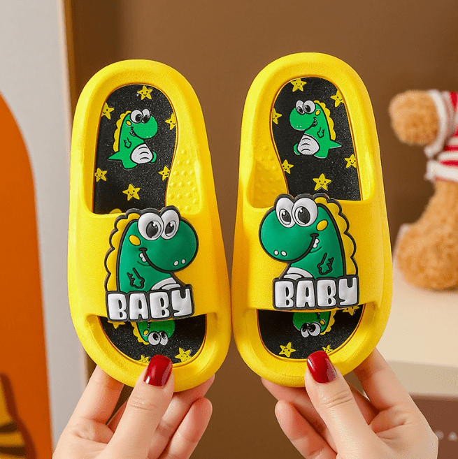 Dinosaur Boys Girls Garden slipper Breathable Lightweight Comfortable Non-Slip Cartoon Slippers ...