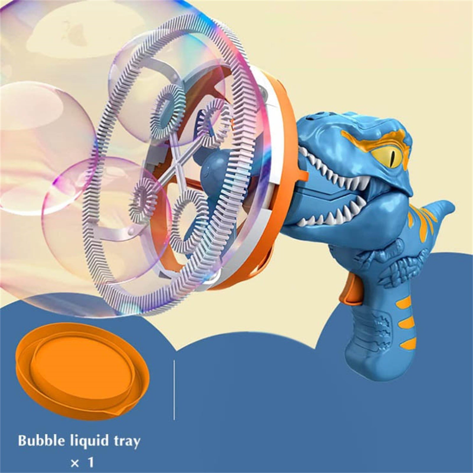 Dinosaur Bubble Machine 2024 New Semi Automatic Electric Fan Bubble ...