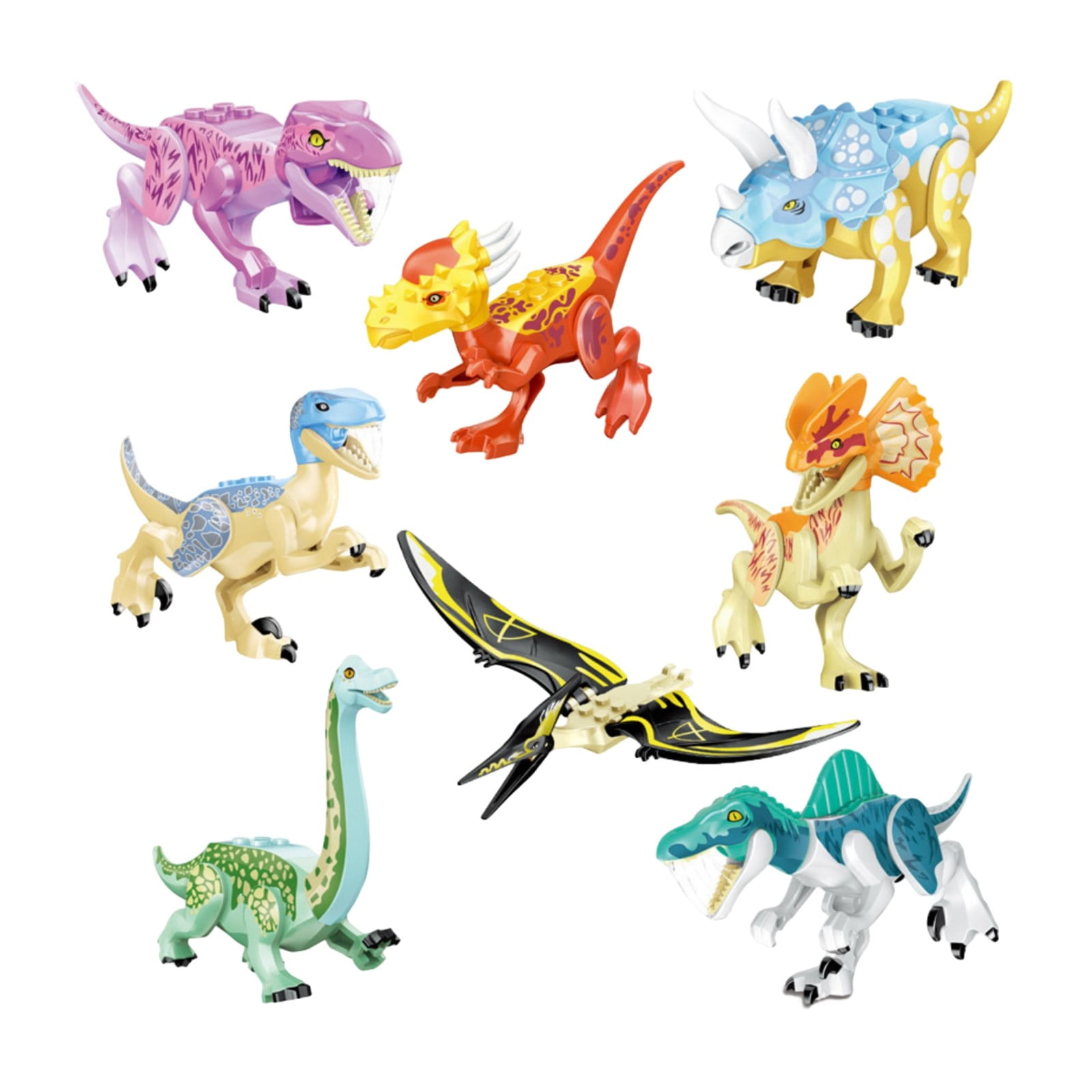 Dinosaur Building Block Set Mini Building Blocks, Educational Building ...