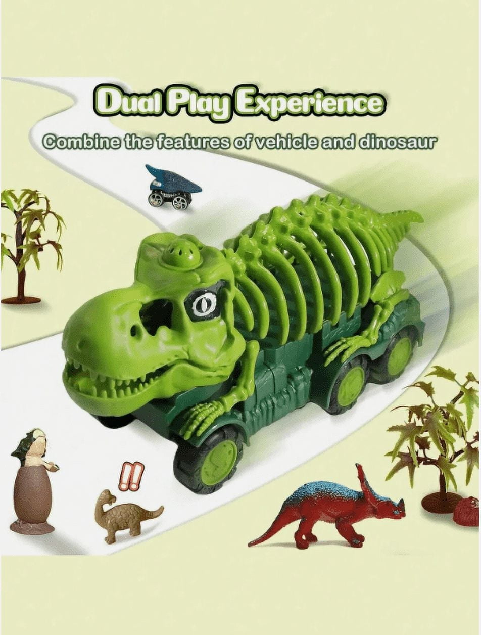 Dinosaur Car Toys Sets for Kids 5, Dinosaur Monster Trucks with Sound ...