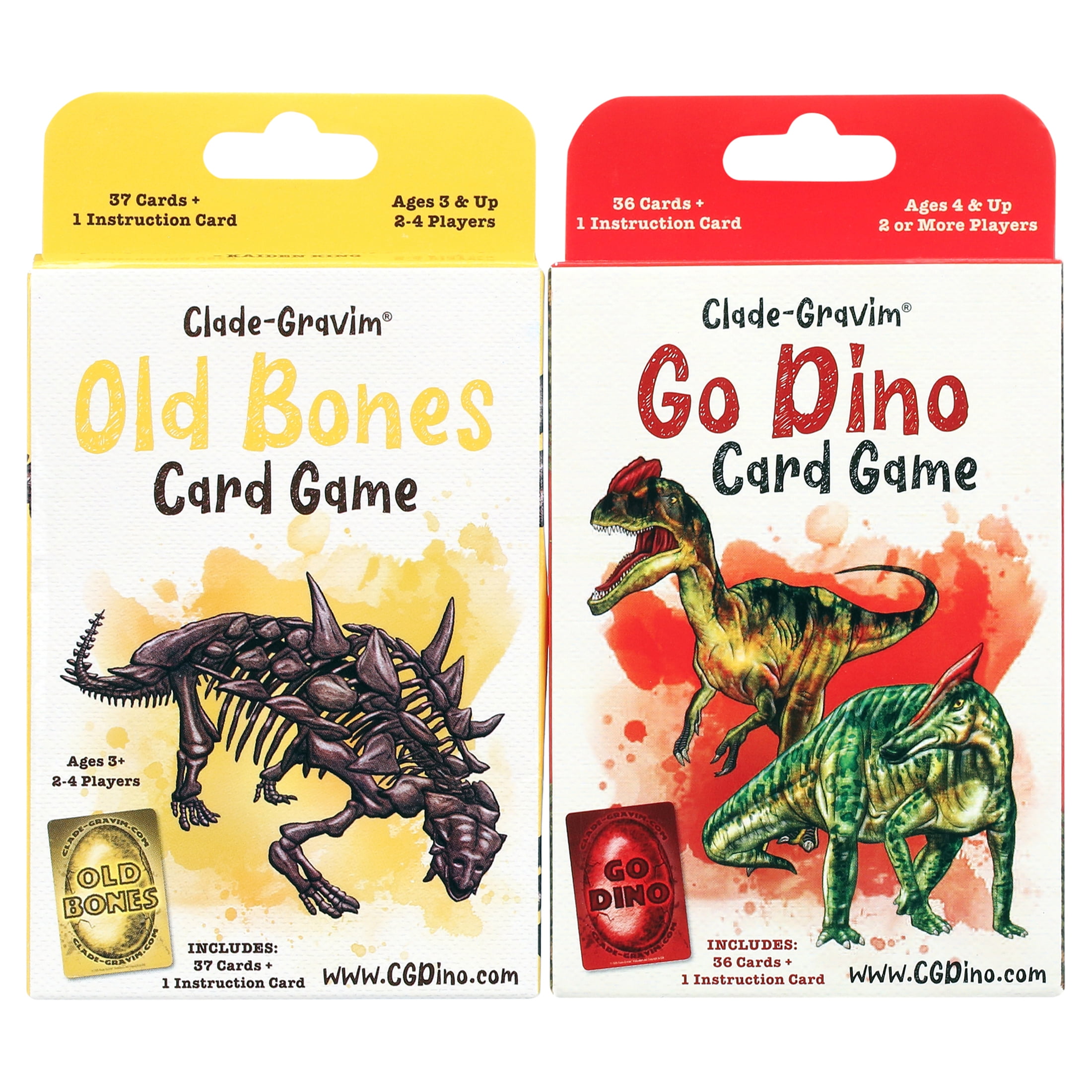 Dinosaur Card Games Old Bones Go Dino Bundle Clade-Gravim® Game ...