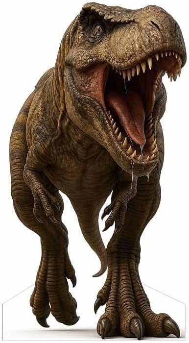 Dinosaur Cardboard Cutout – 6FT Life Size Party Decoration, Realistic ...