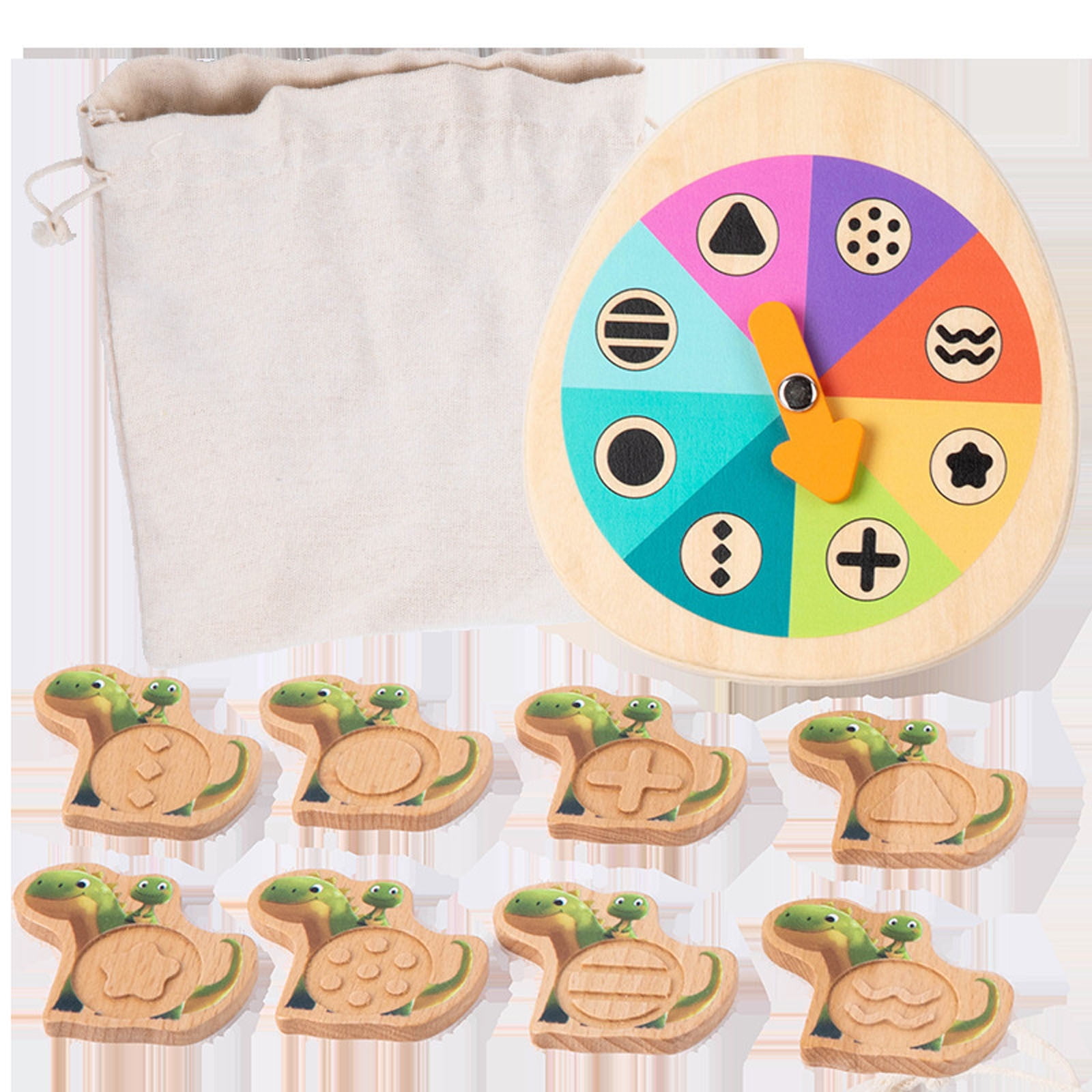 Dinosaur Carousel Sensory Puzzle Toy | Spinning Wheel Fidget Toy ...