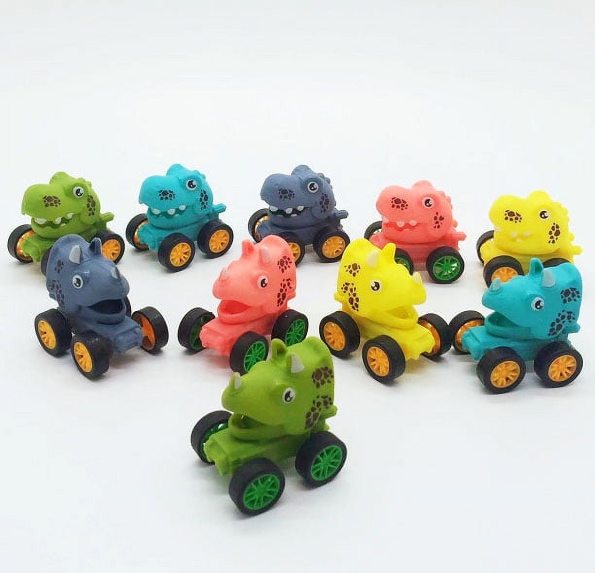 Dinosaur Cars, Pull Back Cars Dinosaur Toys for Kids, 10 Pack Dino Cars ...