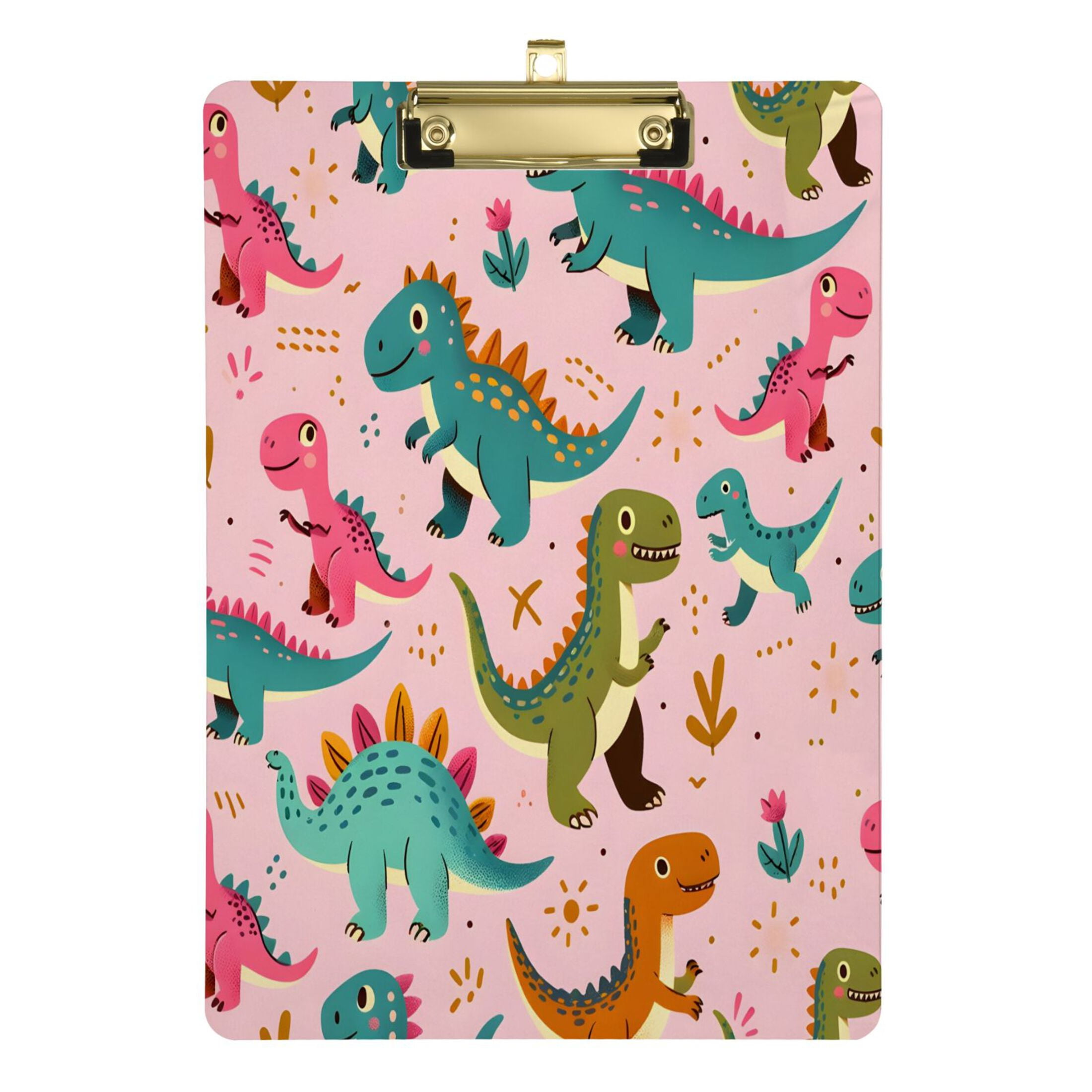 Dinosaur Cartoon Acrylic Clipboards A4 Standard Letter Size Clipboard ...