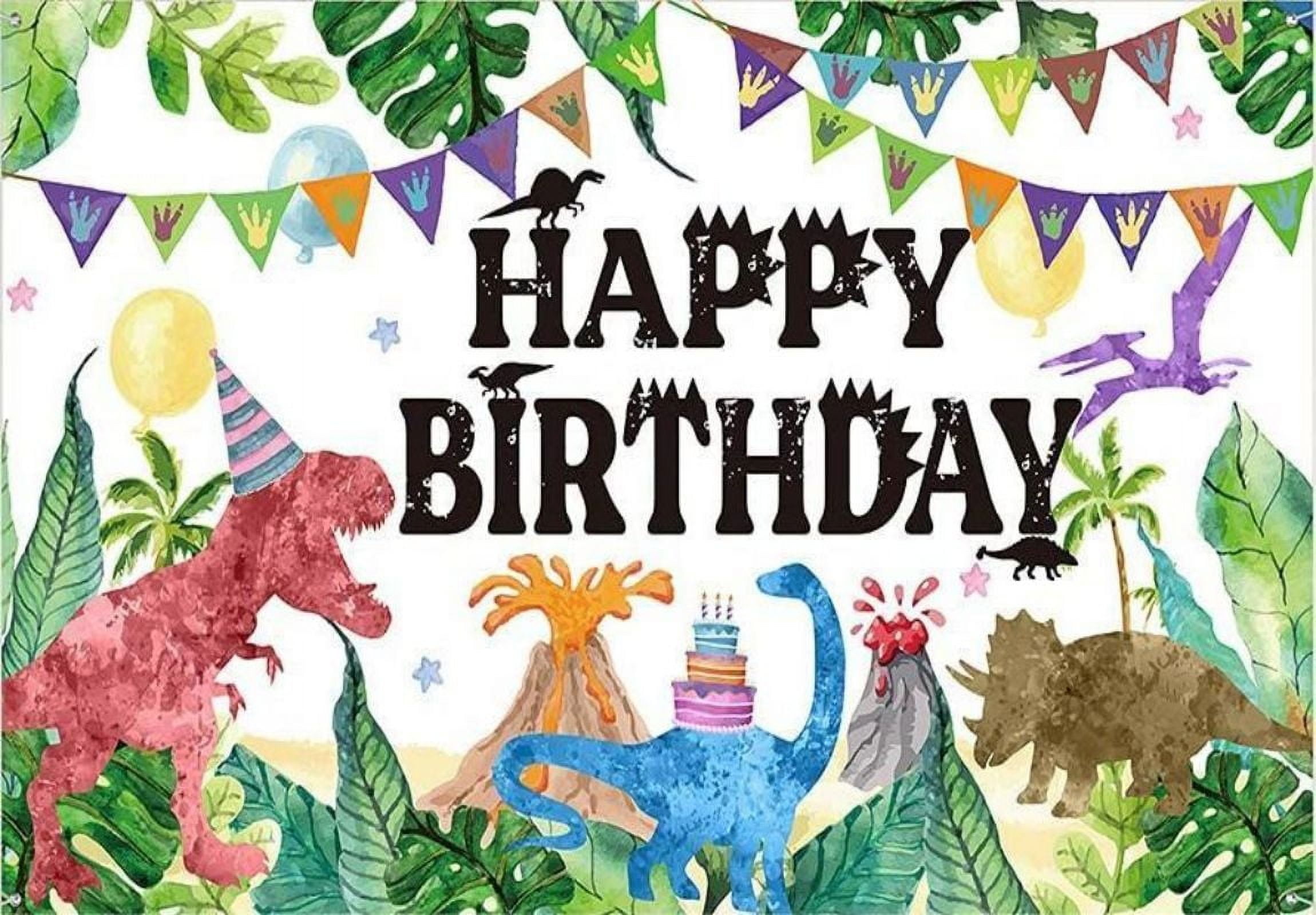 Dinosaur Cartoon Themed Dicaron Baby Shower Background ration Birthday ...