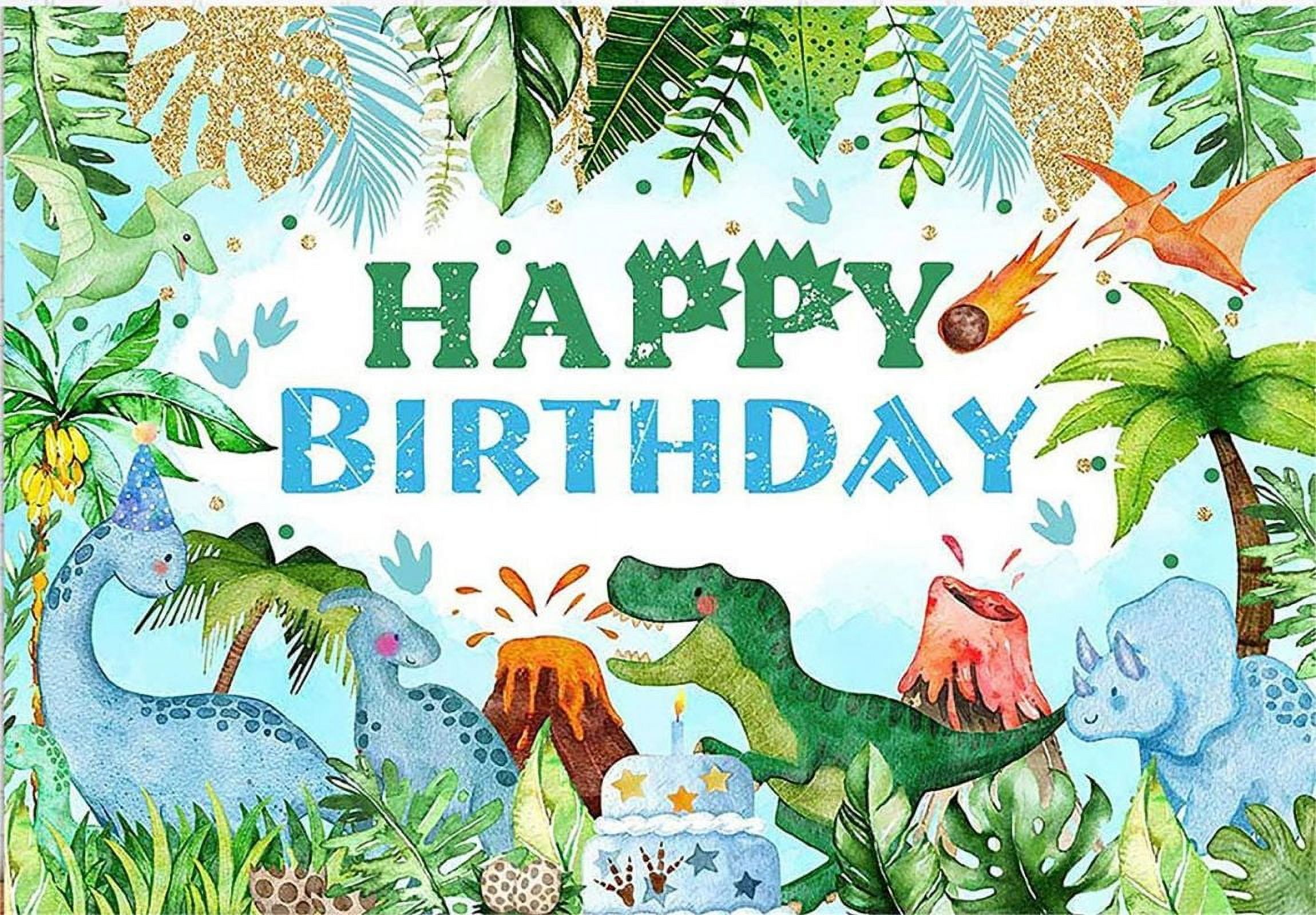 Dinosaur Cartoon Themed Dicaron Baby Shower Background ration Birthday ...