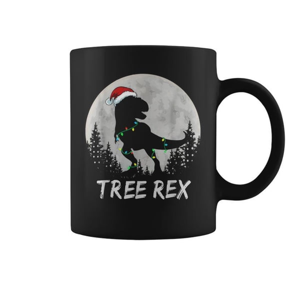Dinosaur Christmas Tree Rex Boys Xmas Lights Kid Coffee Mugs - Walmart.com