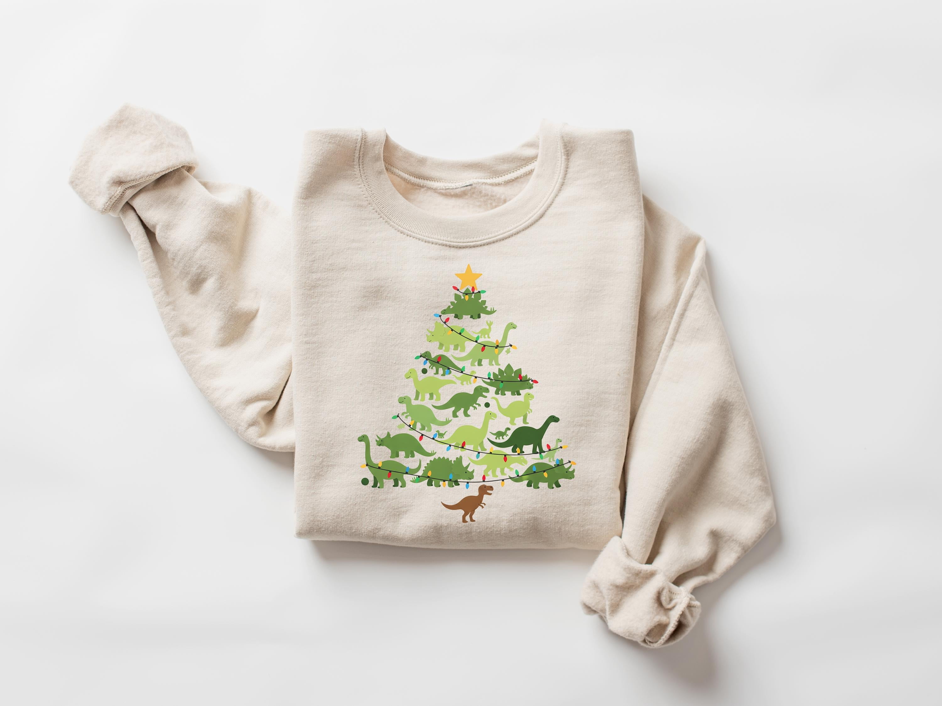 Dinosaur Christmas Tree sweatshirt, Tree Rex Christmas Kids tShirt ...