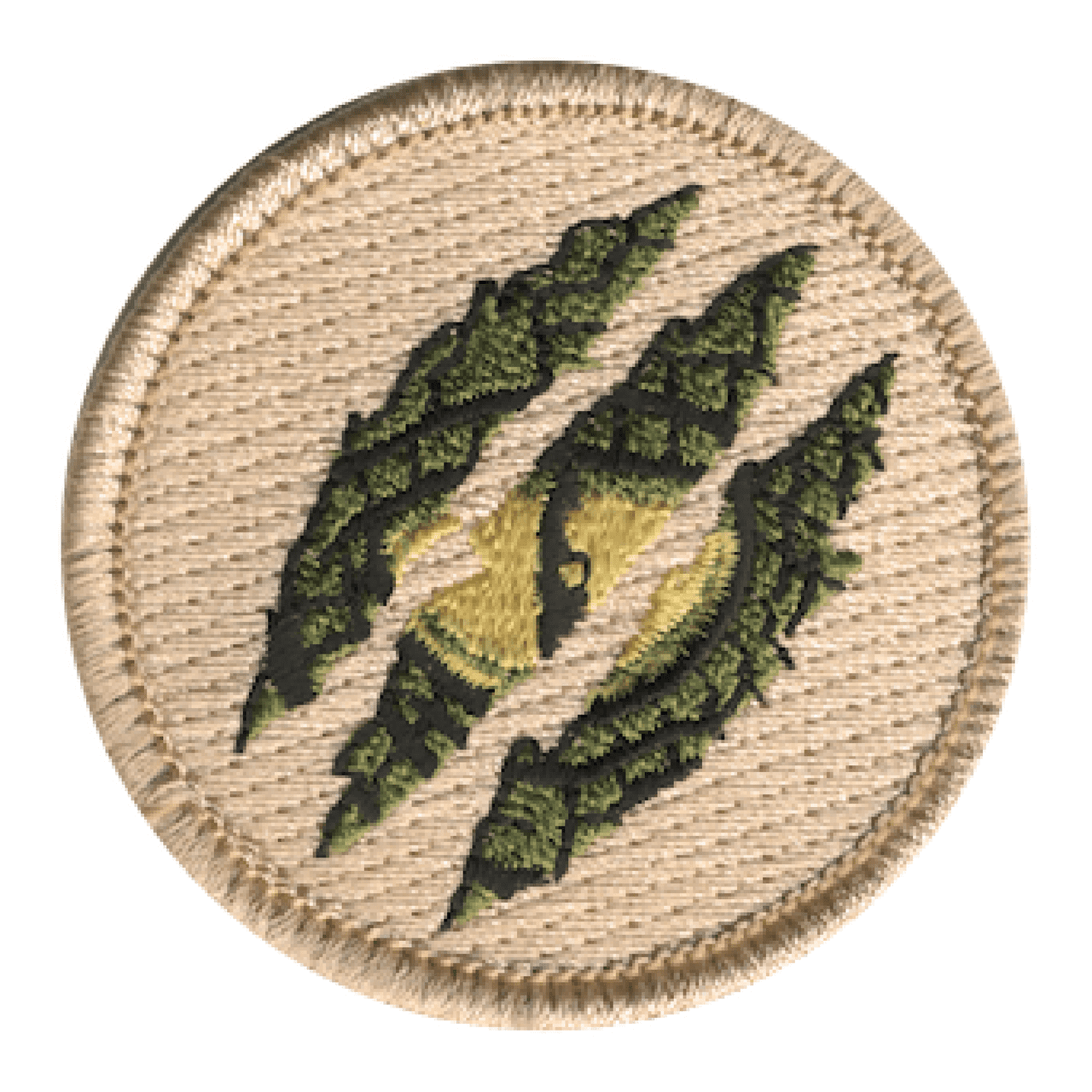 Dinosaur Claw Scratch Scout Patrol Patch (Sew-on) - ClassB - Walmart.com