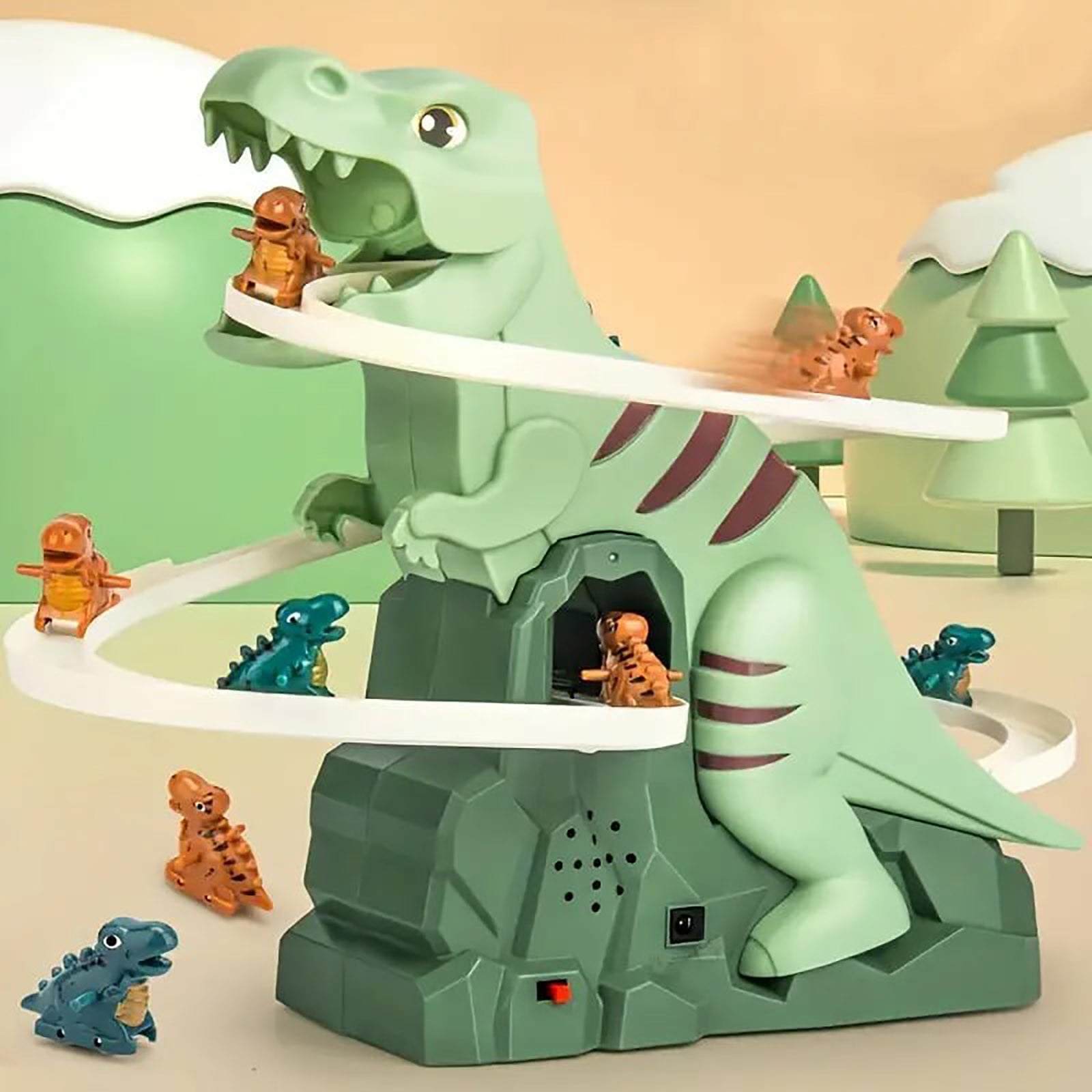 Dinosaur Climbing Slide Music Toy, 2025 Electric Dinosaur Climbing ...