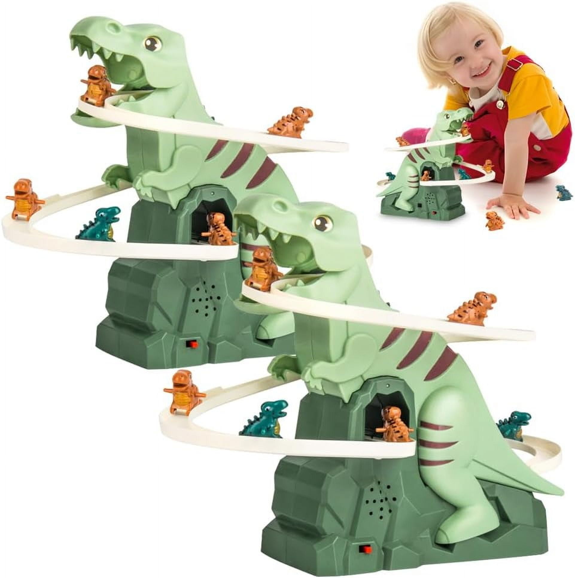 Dinosaur Climbing Slide Music Toy, 2025 New Electric Dinosaur Stair ...