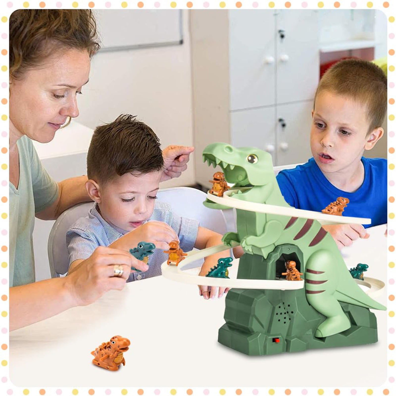 Dinosaur Climbing Slide Music Toy,Electric Dinosaur Climbing Stairs Toy ...