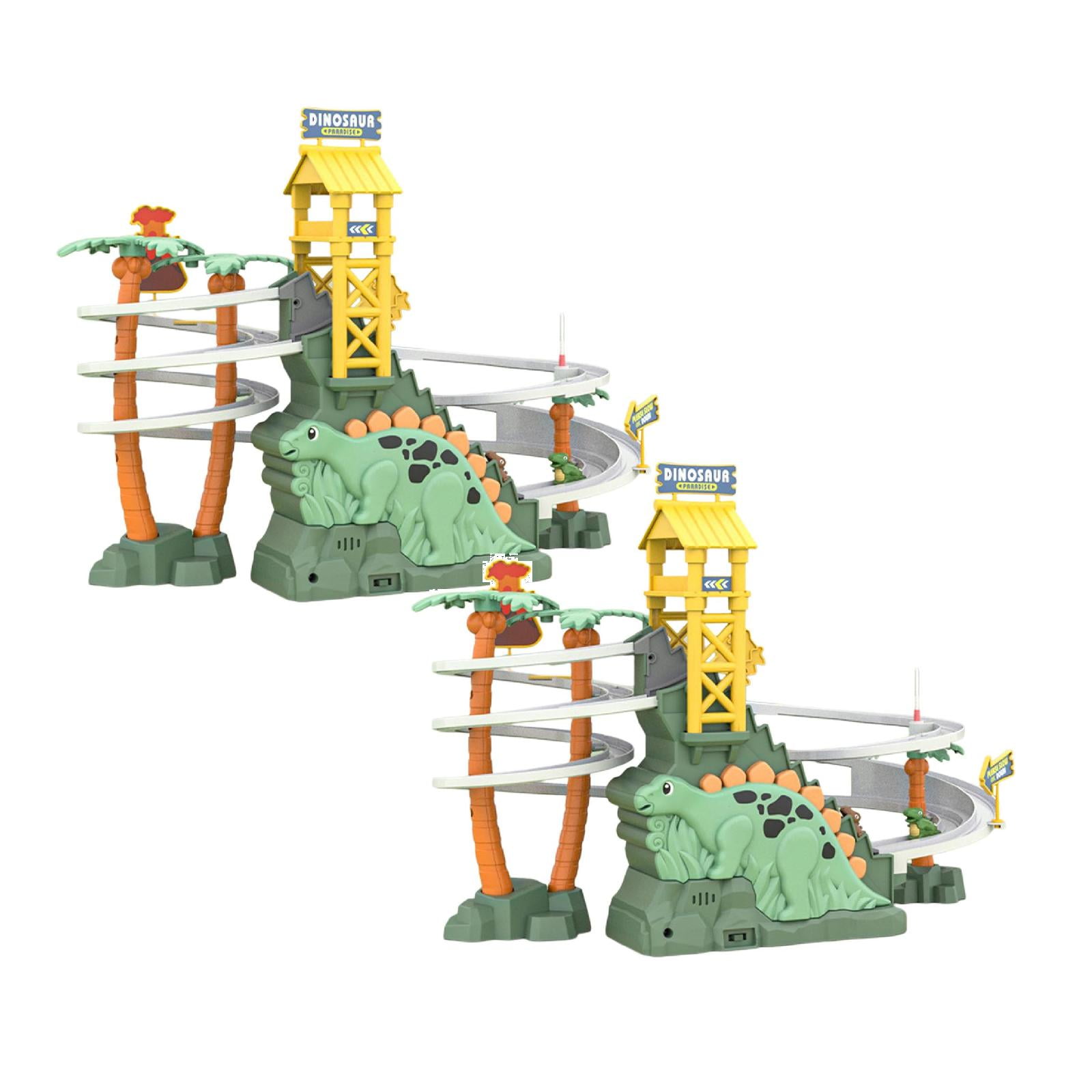Dinosaur Climbing Slide Toy,Dinosaur Chasing Race Track Game Track ...
