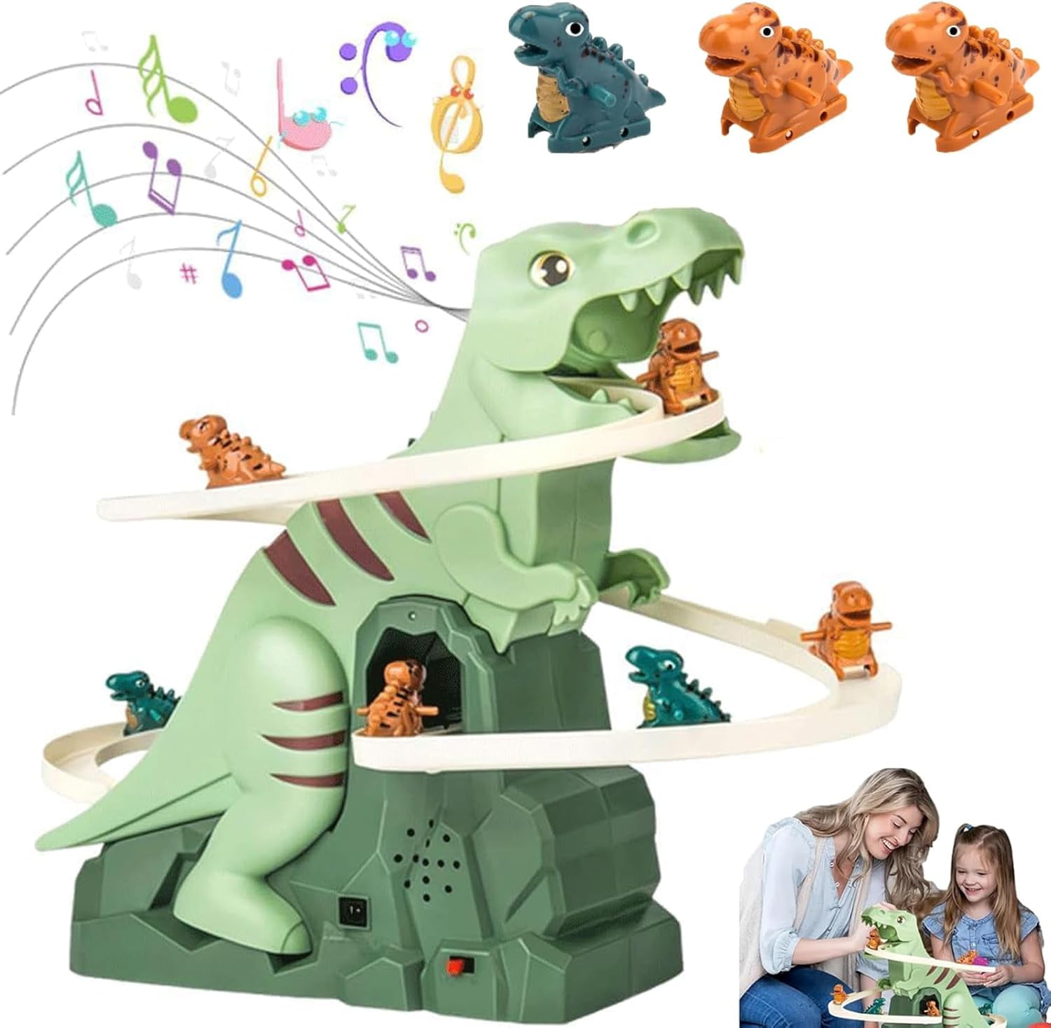 Dinosaur Climbing Stairs Music Toy, Electric Dinosaur Stair Climbing ...