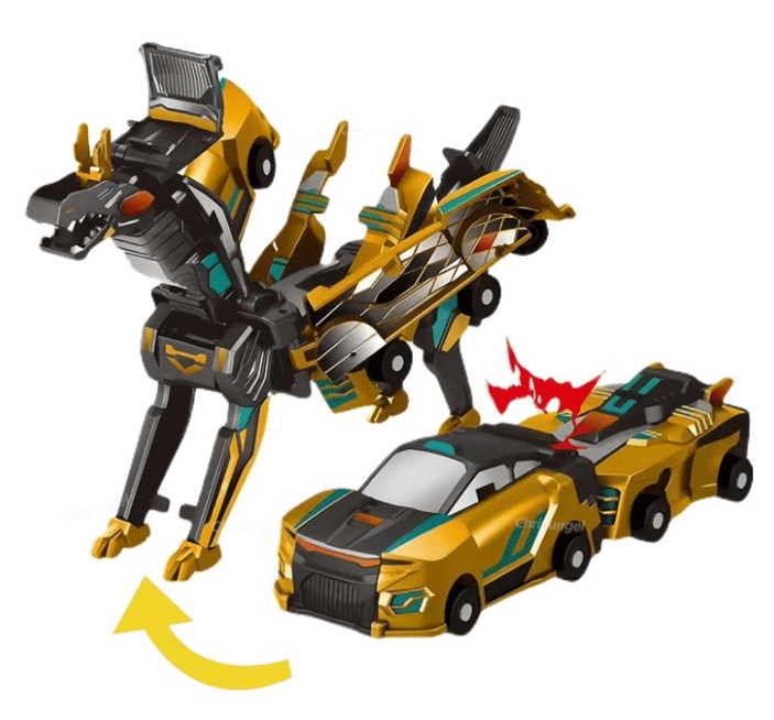 Dinosaur Collision Transforming Car Toy,Transformation Car Toy with ...