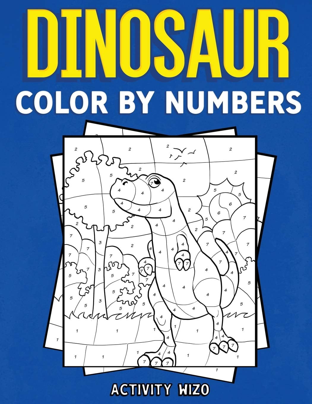 Dinosaur Color By Numbers (Paperback) - Walmart.com