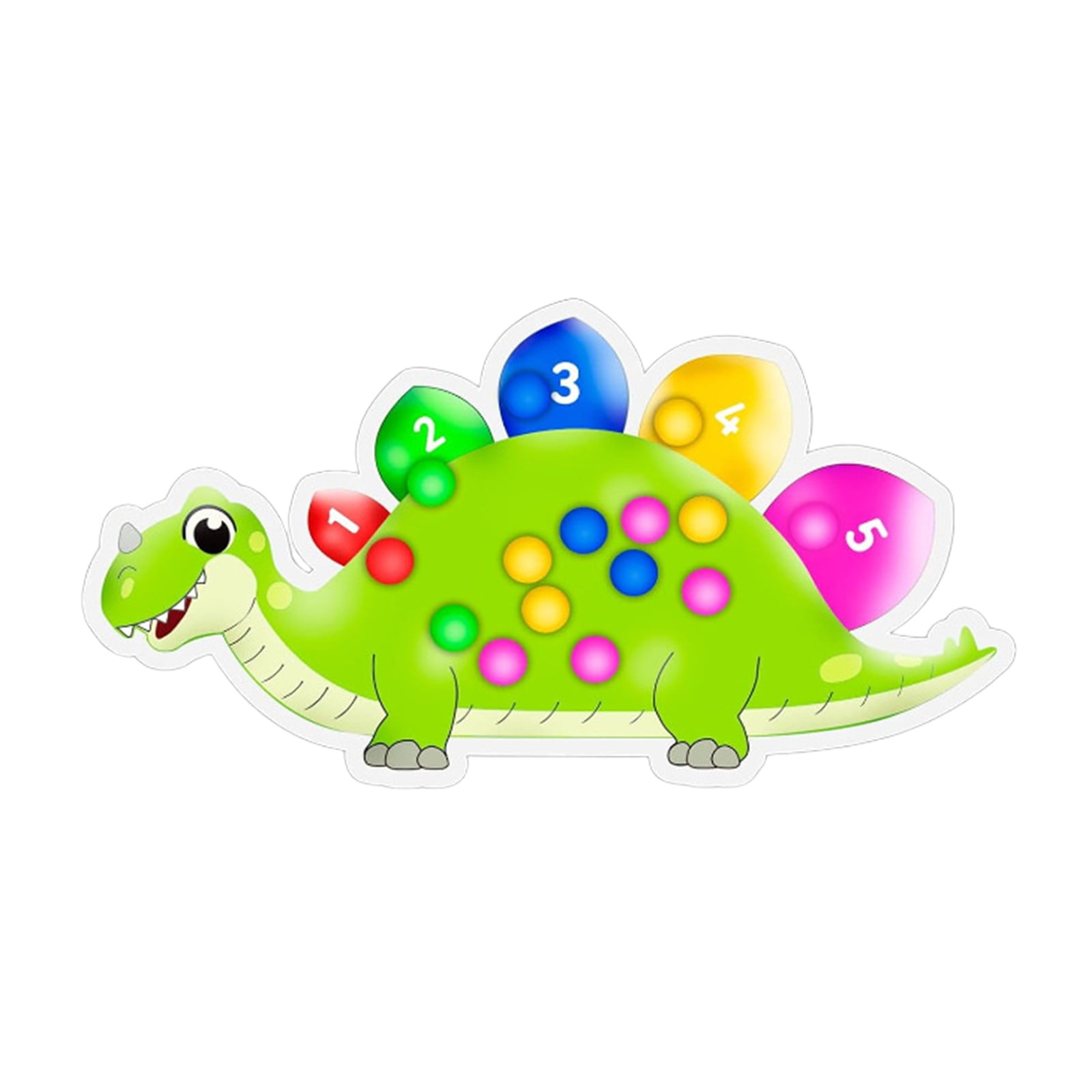 Dinosaur Color Sorting Counting Sensory Toy, Montessori Math Learning ...