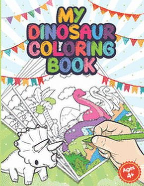 My Dinosaur Coloring Book: 52 Unique Dinosaur Illustrations - Fine ...