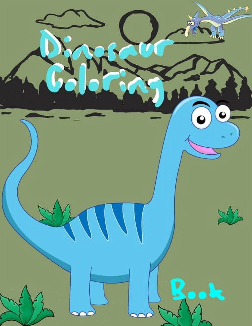 Dinosaur Coloring Book : Dinosaur Activity Book for Kids Ages 4-8: Fun ...