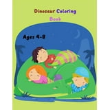 Dinosaur Coloring Book: DINOSAUR Easy mazes, Spot the differences and ...