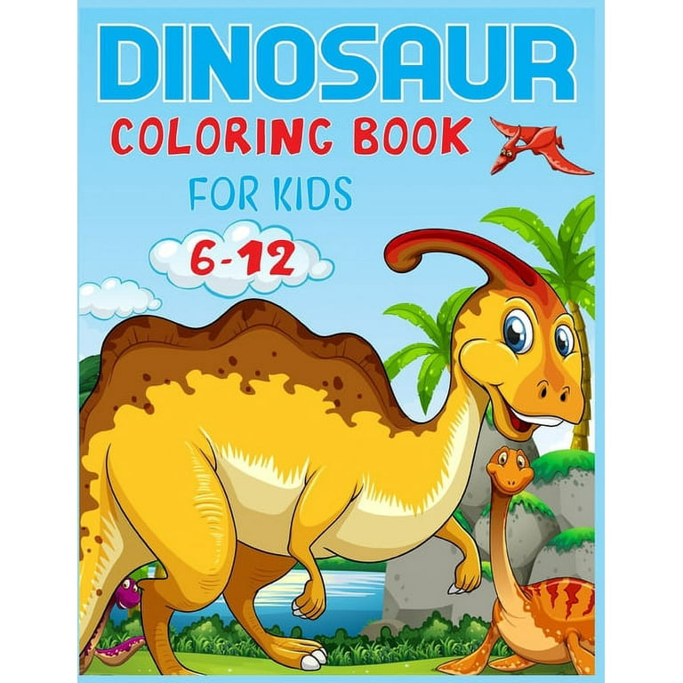 kids dinosaur coloring book