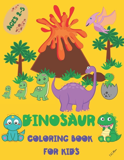 Dinosaur Coloring Book for Kids : Amazing Dinosaur Coloring Book for ...