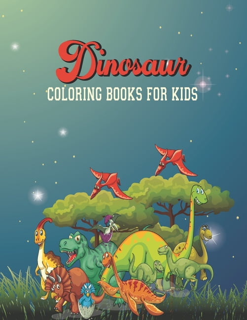 Dinosaur Coloring Book for Kids: Easy Dinosaure Coloring Book 50 Unique ...