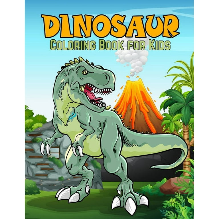 t rex dinosaur coloring book